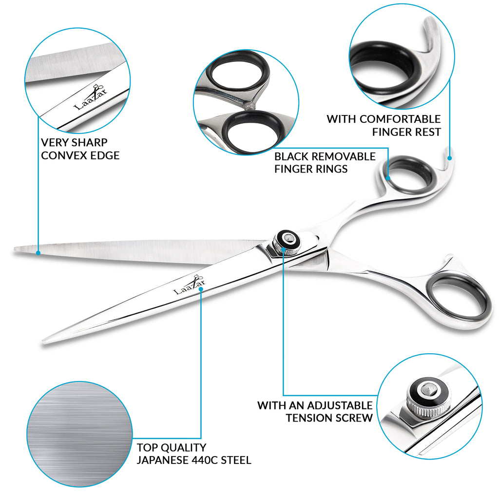 Hairdressing Scissors Fenice Grooming Scissors Diamond Screw 7/7.5/8 ...